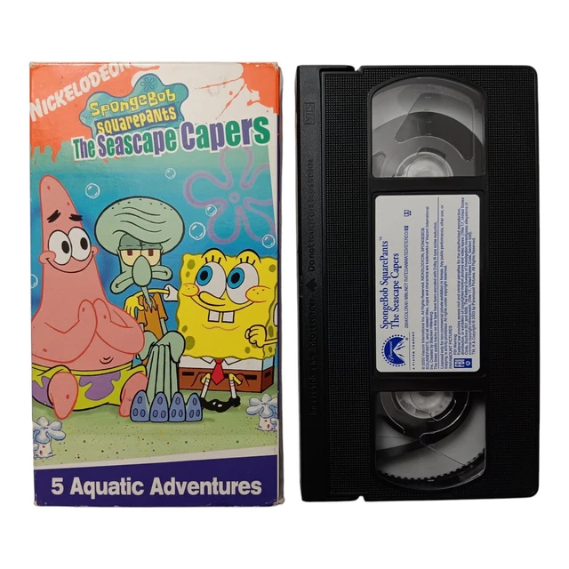 SPONGEBOB SQUAREPANTS THE Seascape Capers VHS 2004 Nickelodeon ...
