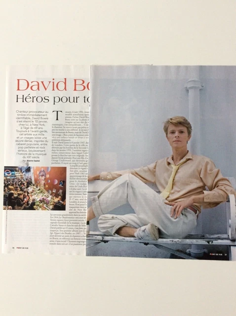 DAVID BOWIE - Coupure De Presse Clipping Point De Vue EUR 4,00 ...