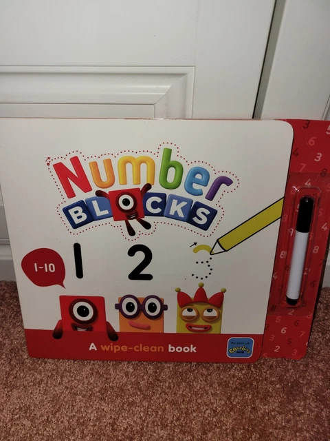 NUMBERBLOCKS 1-10: A Wipe-Clean Book by Numberblocks (Board book) £5.98 ...