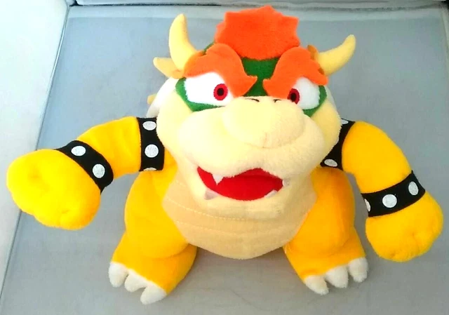 SUPER MARIO PARTY 5 Bowser Plush doll Nintendo Sanei Hudson 9.8in Rare ...