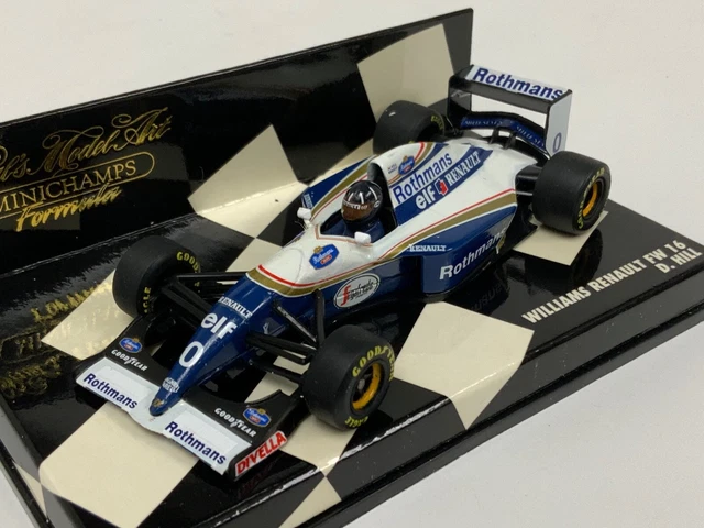 1/43 MINICHAMPS F1 Williams Rothmans FW 16 Renault car #0 Silverstone ...