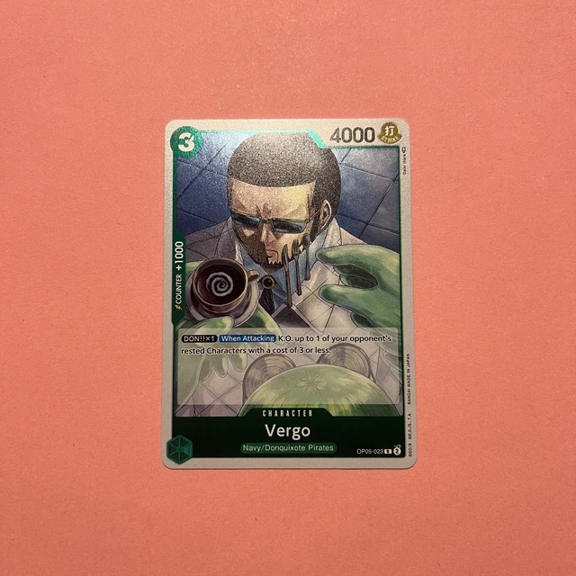 VERGO OP05-023 R NM Rare One Piece Card Awakening Of The New Era ...