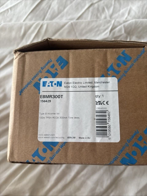 EATON 100A 4 Pole 300mA RCD With Time Delay - Brand New - Electrical ...