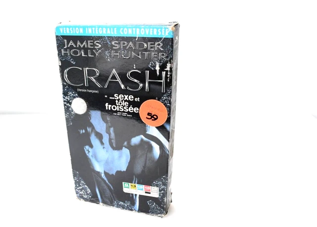 1997 CRASH CONTROVERSIAL Uncut Version VHS James Spader Holly Hunter ...