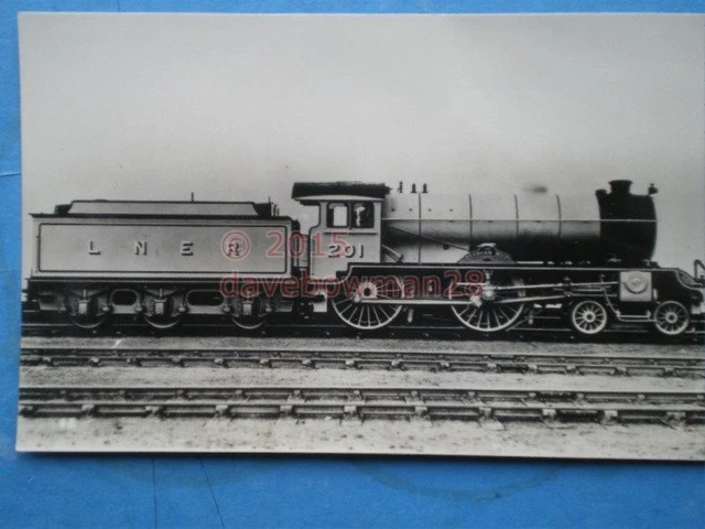 POSTCARD RP LNER 4-4-0 Loco No 201 £1.25 - PicClick UK