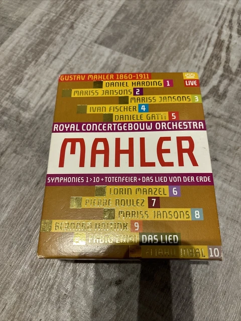 MAHLER: SYMPHONIES NOS.1-10 (Blu-ray) Royal Concertgebouw Orchestra EUR 52,72 - PicClick IT