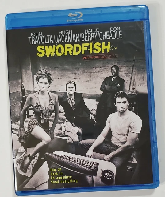 SWORDFISH [BLU-RAY] JOHN Travolta, Hugh Jackman, Halle Berry, Don ...