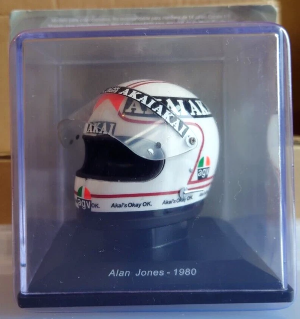 ALAN JONES 1980 WORLD CHAMPION Williams F1 Helmet - Spark Editions 1/5 ...