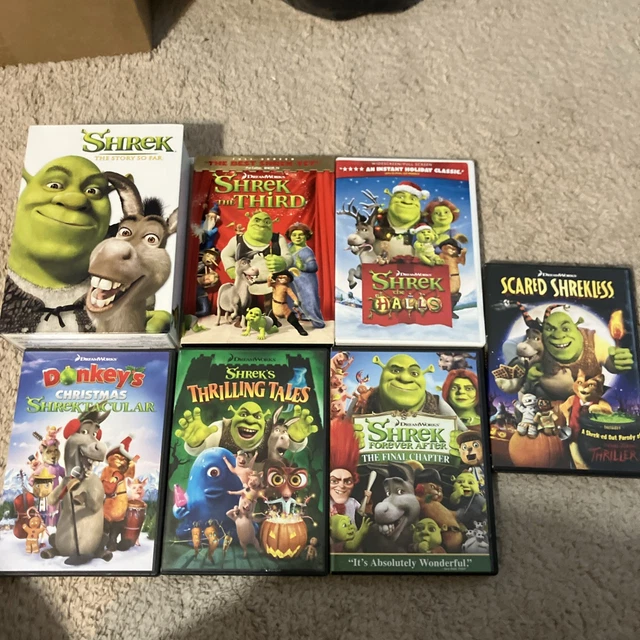 SHREK THE COMPLETE Movie and Special DVD Set 4 Movies 5 Specials EUR 26 ...