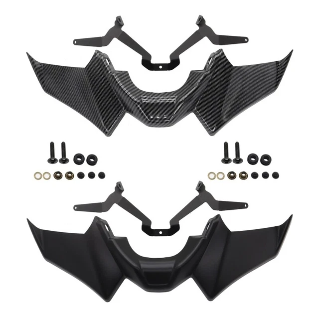 AERODYNAMIC WING DEFLECTOR Panel Sport Downforce Front Spoilers Fairing ...