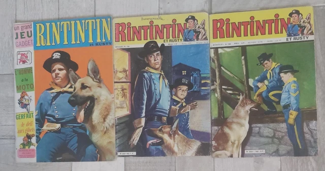 RINTINTIN ET RUSTY mensuel, N°39/162/168, 1973 et 1983/84 EUR 2,00 ...