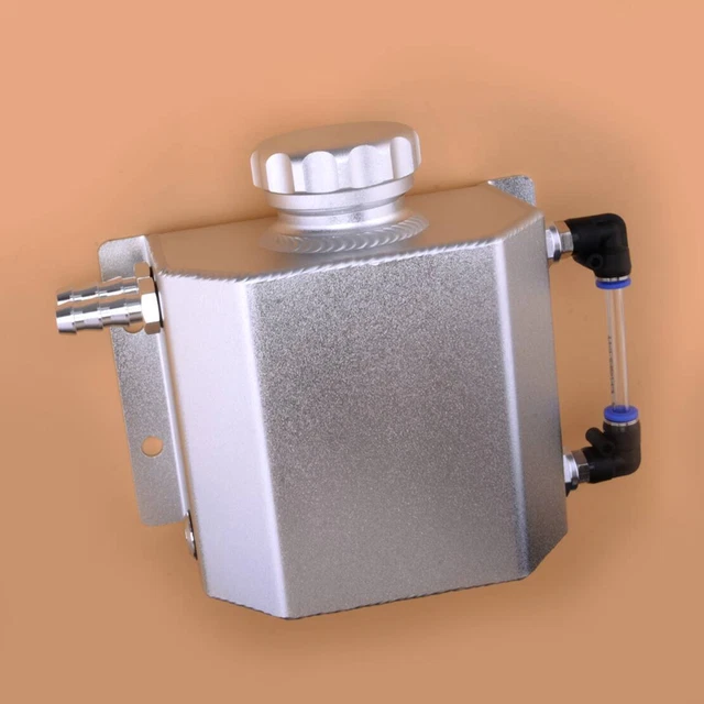 RADIATOR COOLANT OVERFLOW Bottle Recovery Water Square Coolant Tank ...