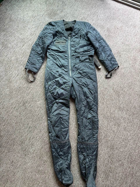 VINTAGE SOVIET AIR Force Flight Suit Mens Medium Quilted Cold Weather ...