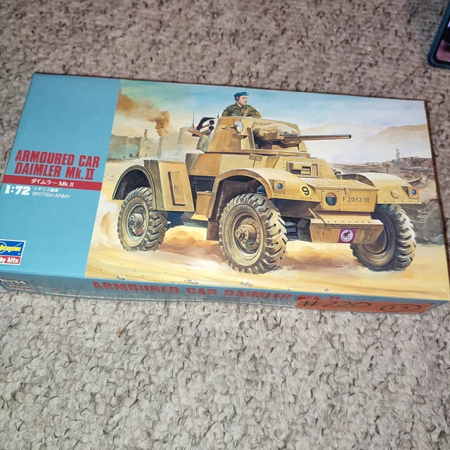 1/72 SCALE BRITISH Daimler Mk.II, Armoured Car model kit. £13.00 ...