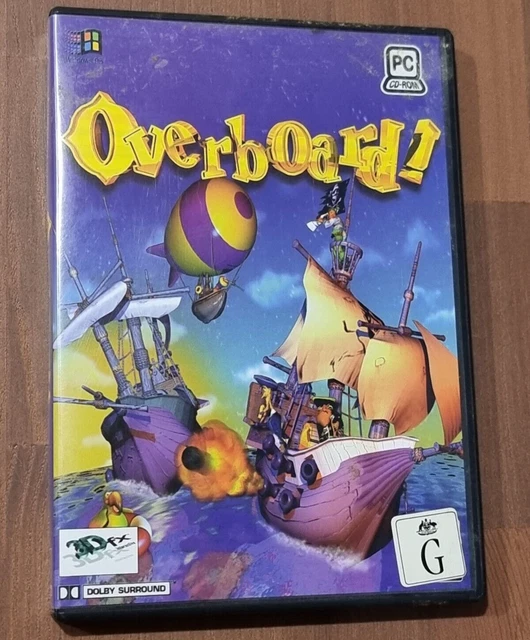 MICROSOFT OVERBOARD PC CD ROM Video Game PAL (2 discs) + Manual 1997 ...