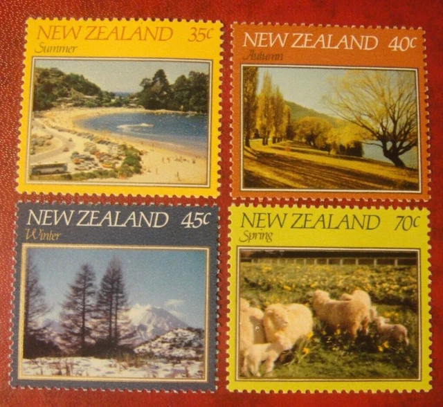 NEW ZEALAND 1982. Four Seasons. MUH. $2.50 - PicClick AU
