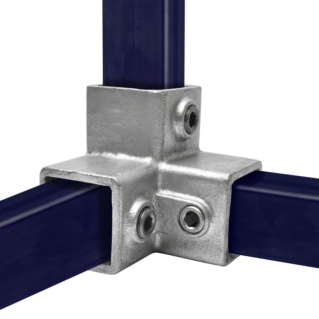 GALVANISED SQUARE CLAMPS and Galvanised/Mild Square Box Section - 1m 2m ...