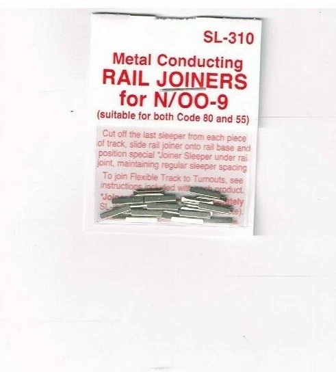PECO SL-310 N Scale Conductive Track Joiner Suit Only Code 80 & 55 Rail $8.50 - PicClick AU