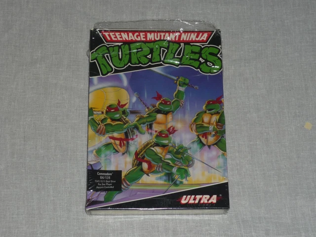 TEENAGE MUTANT NINJA Turtles Tmnt 5.25" Floppy Commodore 64 Complete ...
