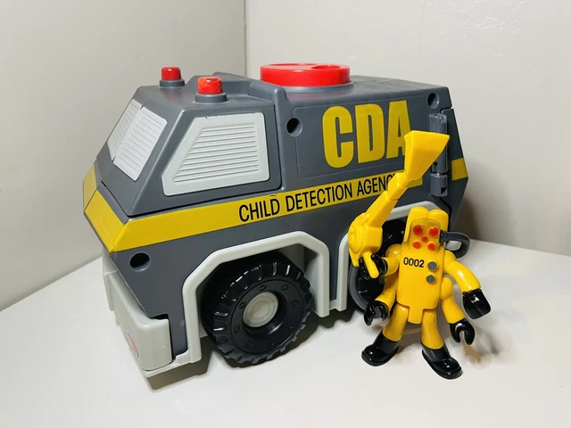 DISNEY PIXAR MONSTERS Inc Imaginext CDA Child Detection Agency Van ...