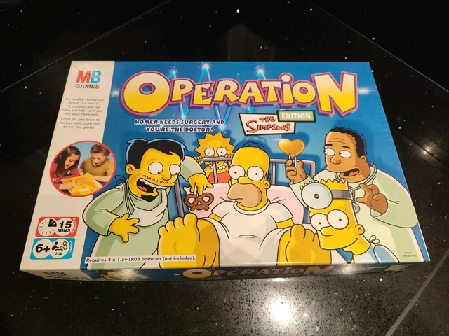 OPERATION THE SIMPSONS Edition Game MB Games 2005 - Incomplete see ...