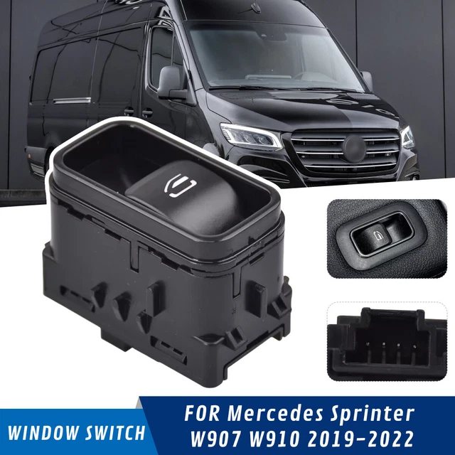 ELECTRIC WINDOW SWITCH Passenger Side For Mercedes Sprinter W907 W910 ...