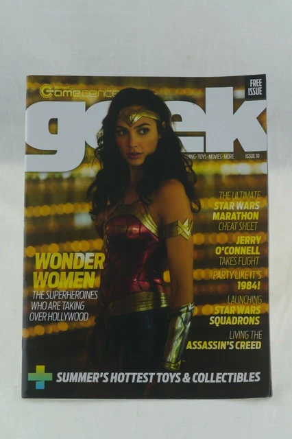 GEEK MAGAZINE ISSUE 10 Gal Gadot WONDER WOMAN $16.95 - PicClick
