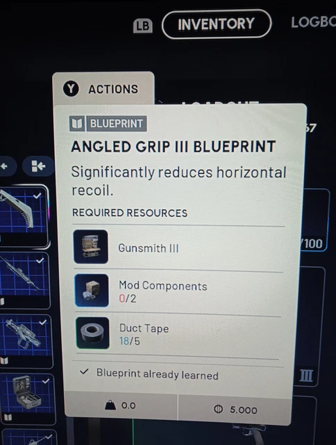 ARC RAIDERS ANGLED Grip lll Blueprint £3.84 - PicClick UK