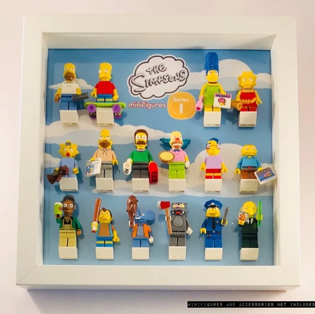 DISPLAY FRAME FOR Lego ® Simpsons Series 1 minifigures 71005 figures ...