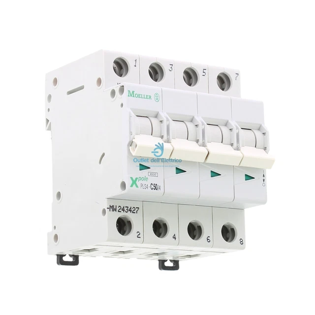 EATON 243427 PLS4-C50/4 Interrupteur Magnétothermique 4,5ka 4p C 50a EUR 98,04 - PicClick FR