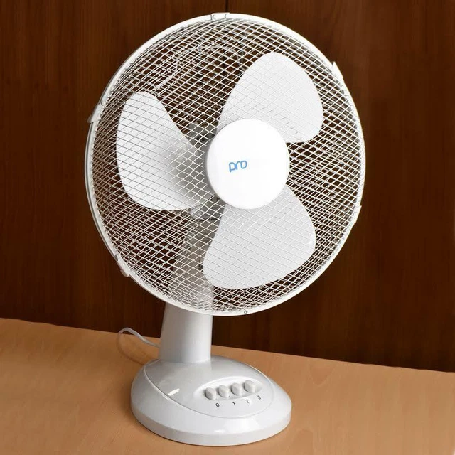 DESK STAND PEDESTAL Fan Tall Tower Rotating Cooling Cooler Standing 12 ...