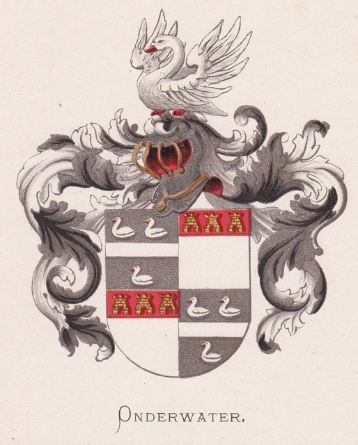ONDERWATER WAPEN WAPPEN coat of arms blason Nederland heraldry Heraldik ...