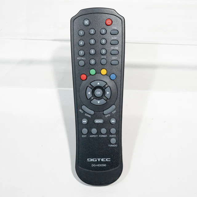 DGTEC DG-HD0390 SET Top Box TV Tuner Remote Control - Genuine OEM ...