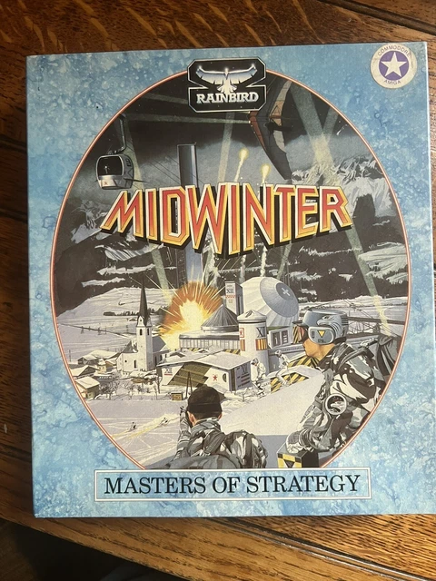 RAIN BIRD MIDWINTER Masters Of Strategy Commodore Amiga scatola grande ...