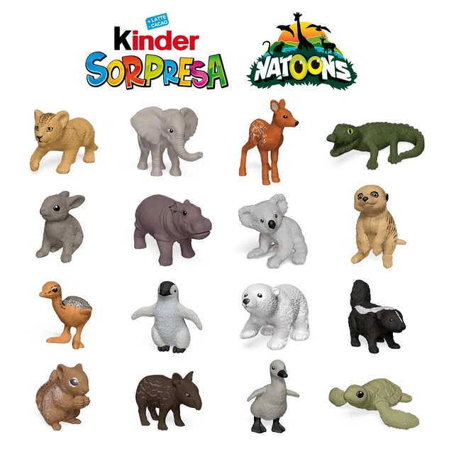KINDER SORPRESA NATOONS Cubs Cuccioli Selvatici 2024/2025 COLLEZIONE ...