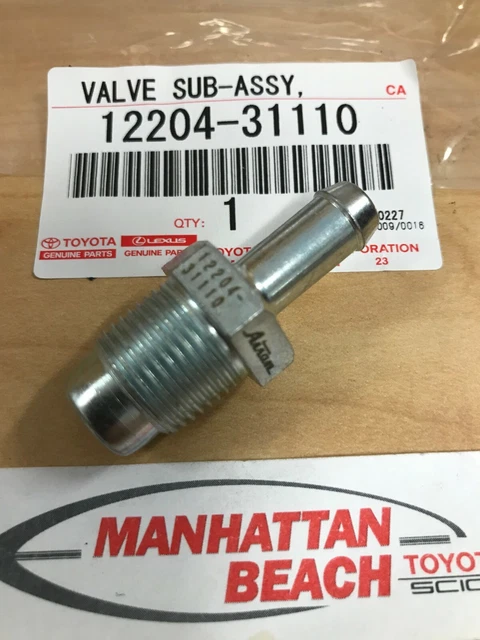 NEW GENUINE TOYOTA Pcv Valve 12204-31030 For 4.0L 1Grfe 4Runner Tundra ...