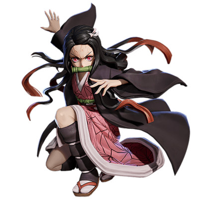 NEZUKO KAMADO KICKING Demon Slayer Weatherproof Sticker 6" Car Decal ...