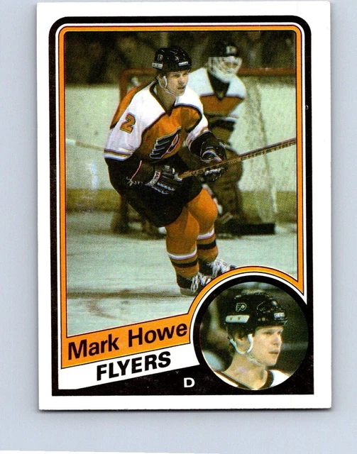 VINTAGE HOCKEY CARD Topps 1984 Philadelphia Flyers Mark Howe No243 $5. ...