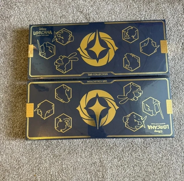 4 X DISNEY Lorcana D23 Promo Collection Box Set 2024 - Promo & Pin ...