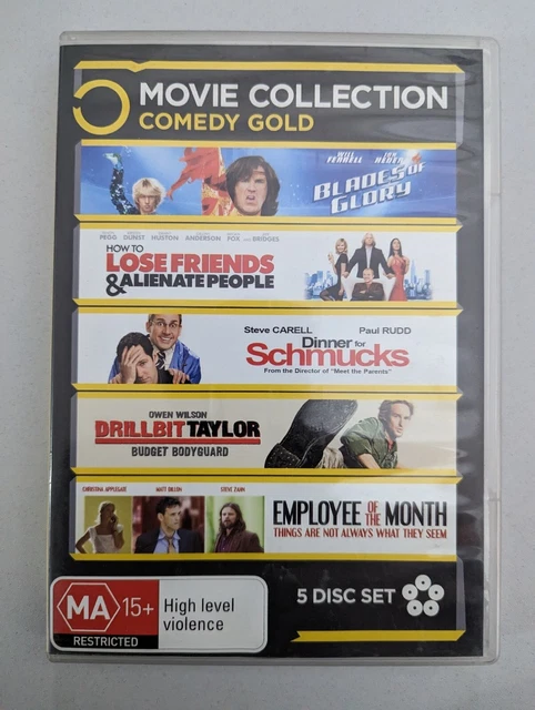 5 MOVIE COMEDY Collection | DVD | Region 4 | PAL Blades of Glory & More ...