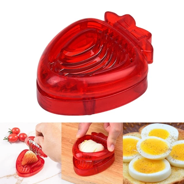 FRUIT CUTTER STAINSLESS Steels Wire Strawberries Slicers Small Kitchen ...
