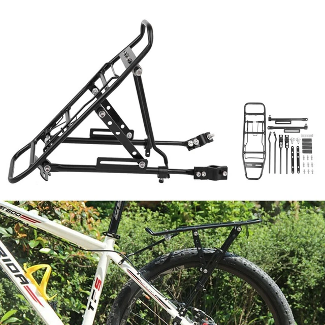 BIKE RACK REAR Bicycle Cargo Rack Luggage Carrier Holder Seat Post ...