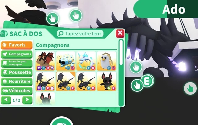 ADOPT ME PET- Shadow Dragon FR - Cheap and fast EUR 38,50 - PicClick FR