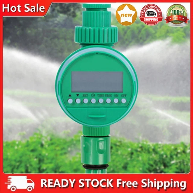 GARDEN WATER TIMER Automatic Water Timer Outdoor Green Portable Drip ...