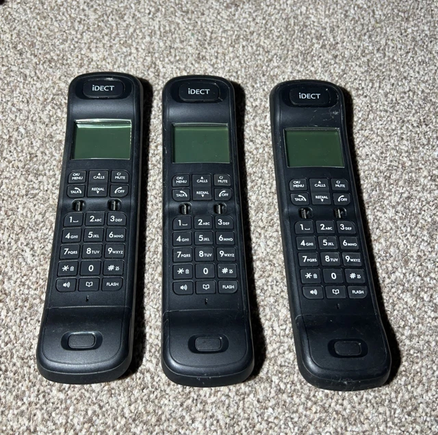 3X IDECT LOOP Plus Cordless Phone with Answer Machine and Call Blocker ...