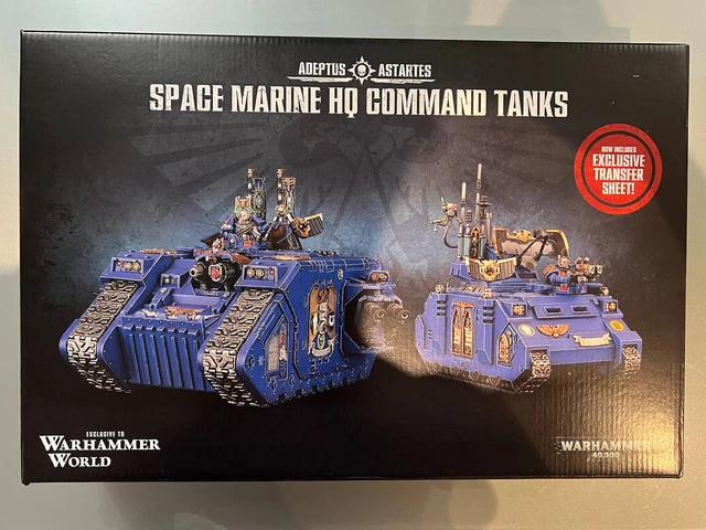 SPACE MARINES WARHAMMER 40k HQ Command Tank Box Warhammer World ...
