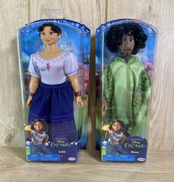 DISNEY ENCANTO MOVIE Luisa & Bruno Madrigal Dolls Figures 30cm Toy ...