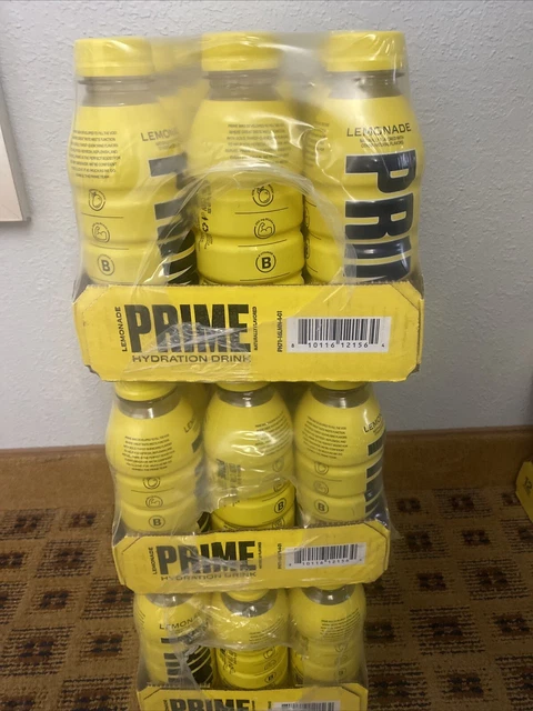 PRIME HYDRATION DRINK, New Lemonade - 500ml USA import 12 Bottle Crate ...