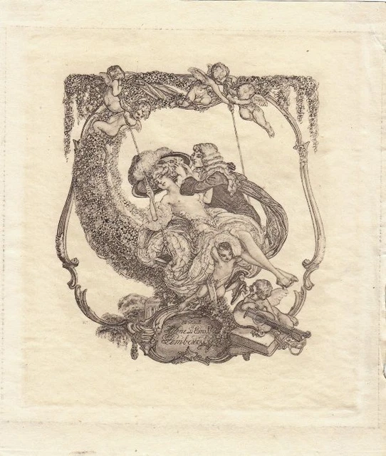 EXLIBRIS LIVRE HELIOGRAVURE Franz Von Bayros 1866-1924 Wagner Freia Akt EUR 38,07 - PicClick FR