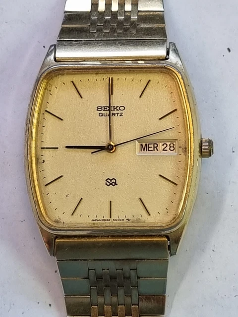 MONTRE HOMME VINTAGE SEIKO world time 2633-5020 à réparer ou pour ...